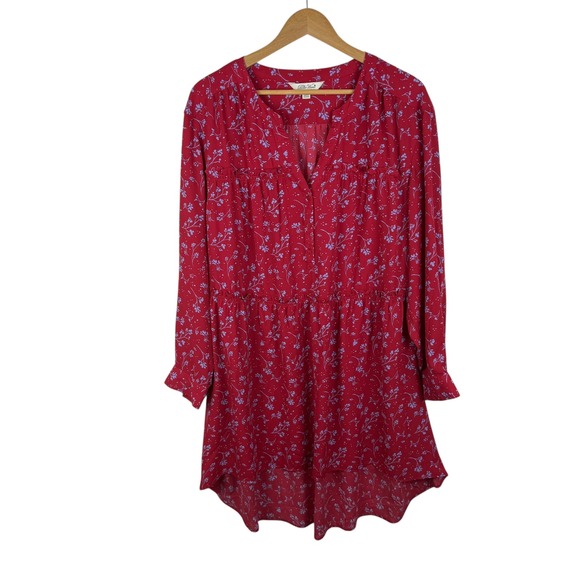 The Pioneer Woman | Tops | The Pioneer Woman Micro Ruffle Tiered Tunic ...